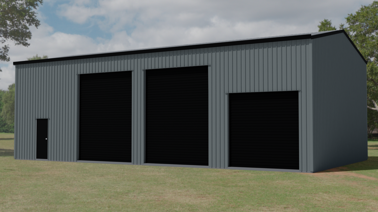 9x16x5 Portal Frame Shed - Mecano Sheds and Kit Homes