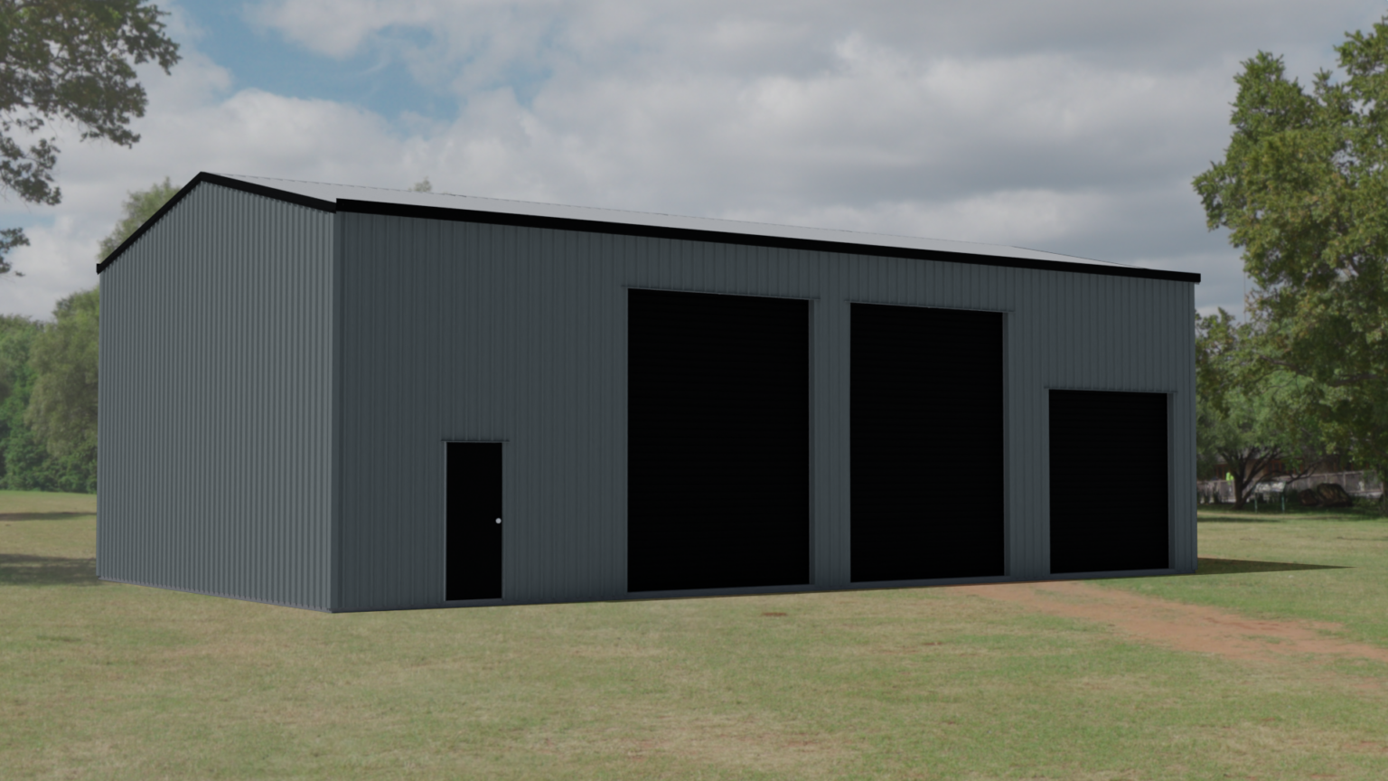 9x16x5 Portal Frame Shed - Mecano Sheds and Kit Homes