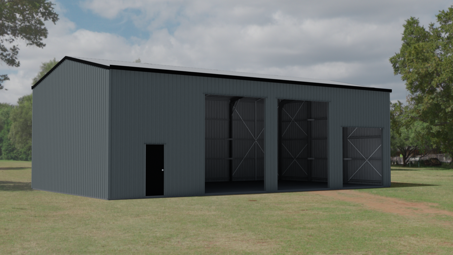 9x16x5 Portal Frame Shed - Mecano Sheds and Kit Homes